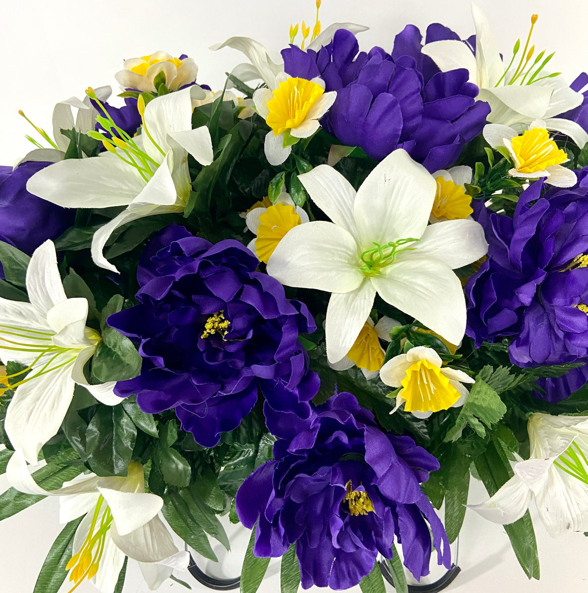 Spring, Mother's Day or Easter Cemetery Flowers for Headstone and Grav ...